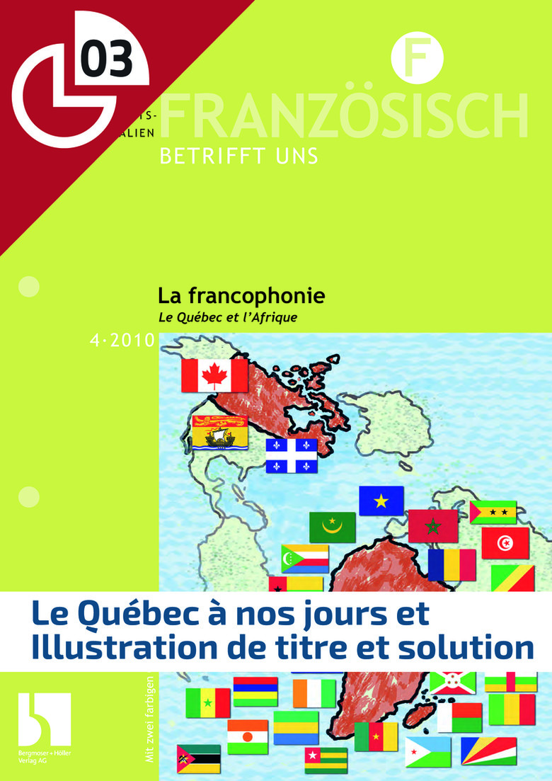 Le Québec à nos jours et Illustration de titre et solution ...