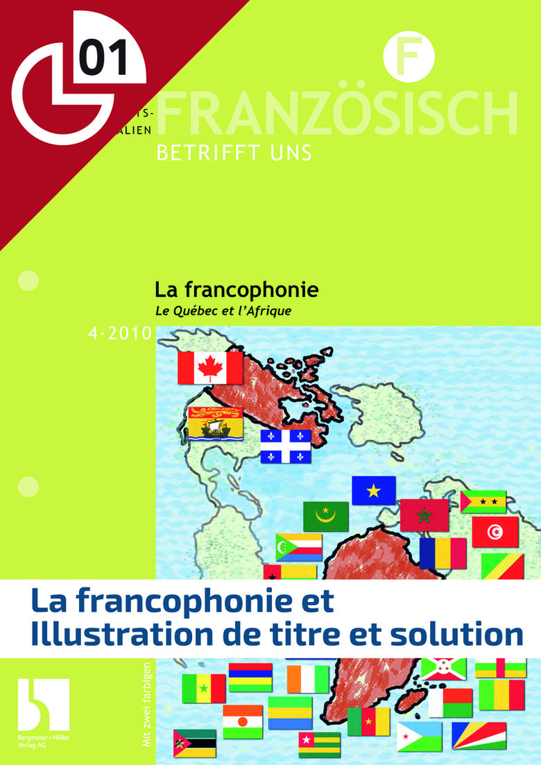 La francophonie et Illustration de titre et solution | Arbeitsblätter ...