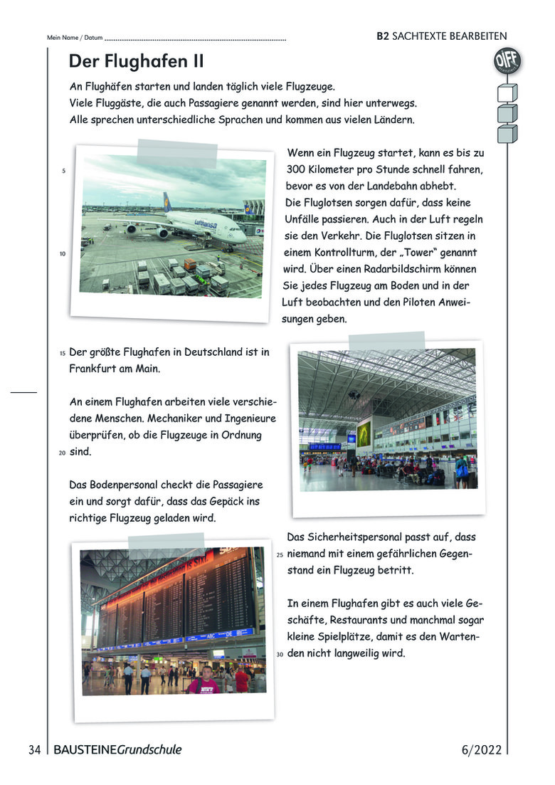 Sachtexte bearbeiten | Bausteine Grundschule | Deutsch | Grundschule ...